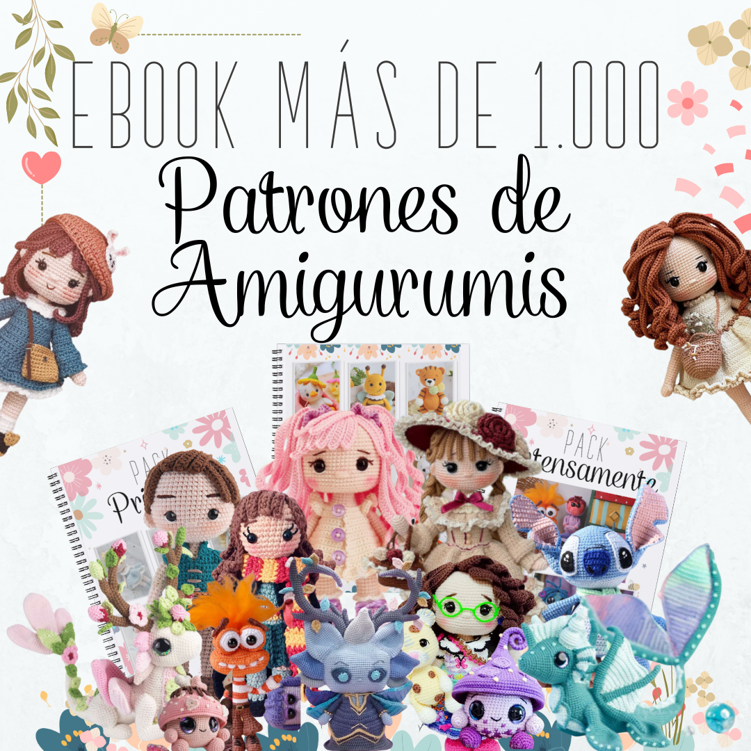 Libro digital: ↑1.000 patrones de amigurumis↑