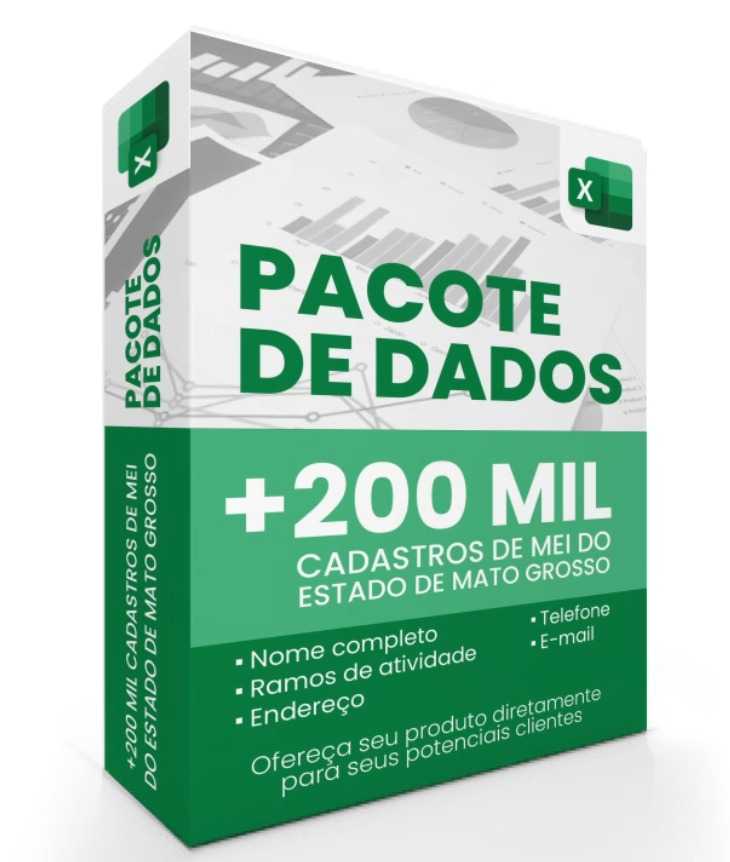 Pacote de Dados Exclusivo MEI/MT 2024 - Willian Roberto Ceciliano