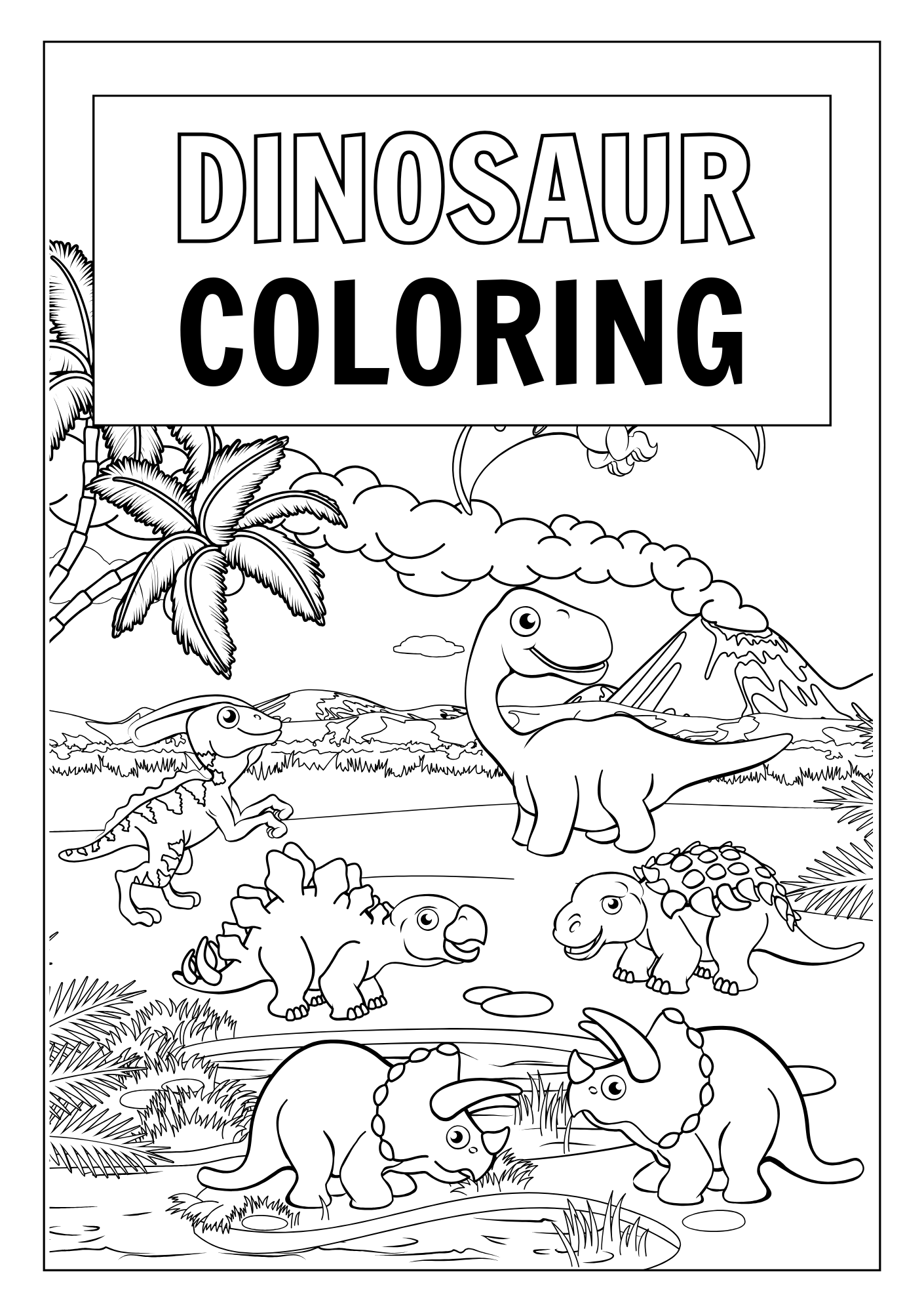 Amazing Dinosaurs Coloring Book - Samuel Mican | Hotmart