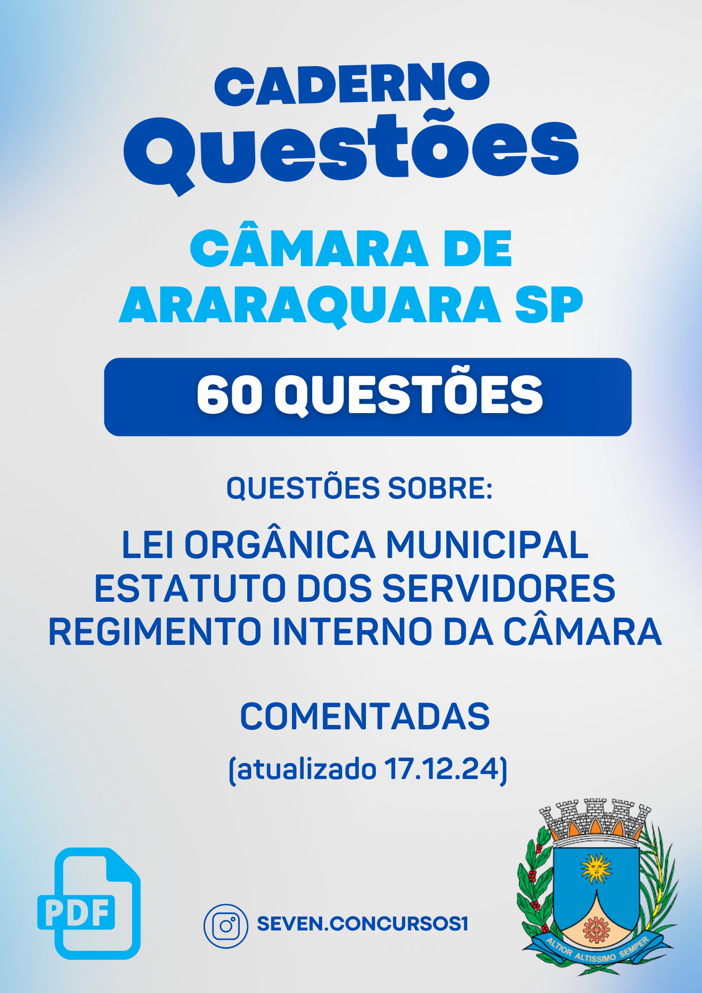 PDF CÂMARA DE ARARAQUARA SP 2024