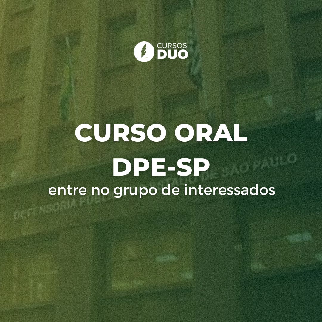 Curso Prova Oral DPE/SP (Online) - Duo Cursos | Hotmart