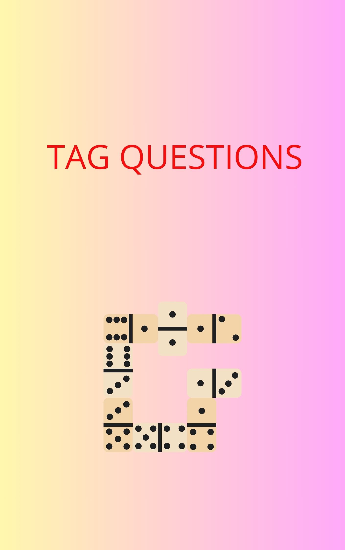 Tag questions