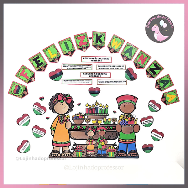 PAINEL -FELIZ KWANZAA - Lojinha do Professor | Hotmart