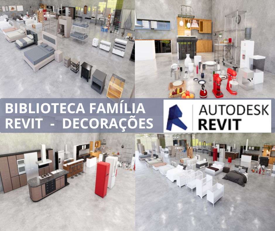 BIBLIOTECA FAMÍLIA REVIT - DECORAÇÕES - Daniel da Silva Souza | H...