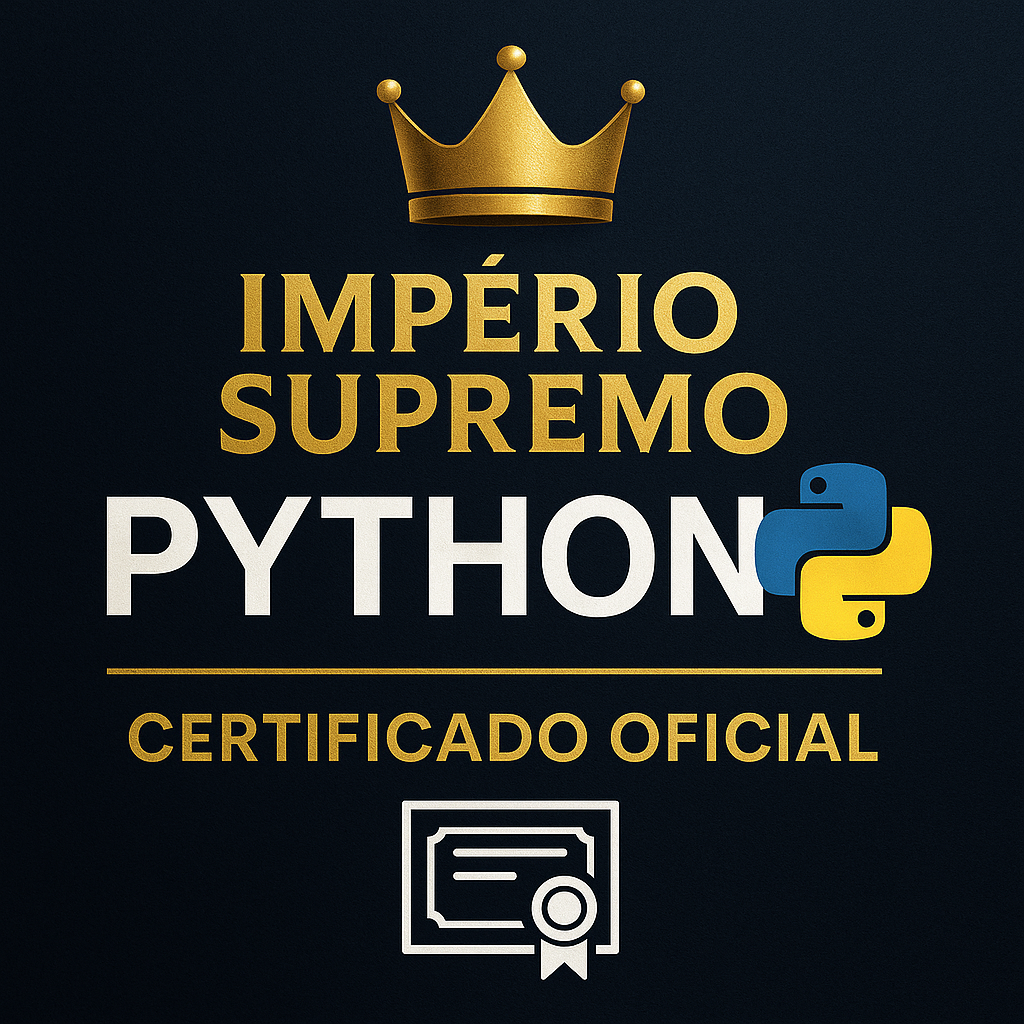Império Supremo Python – Certificado Oficial - Júlia Fernandes de ...