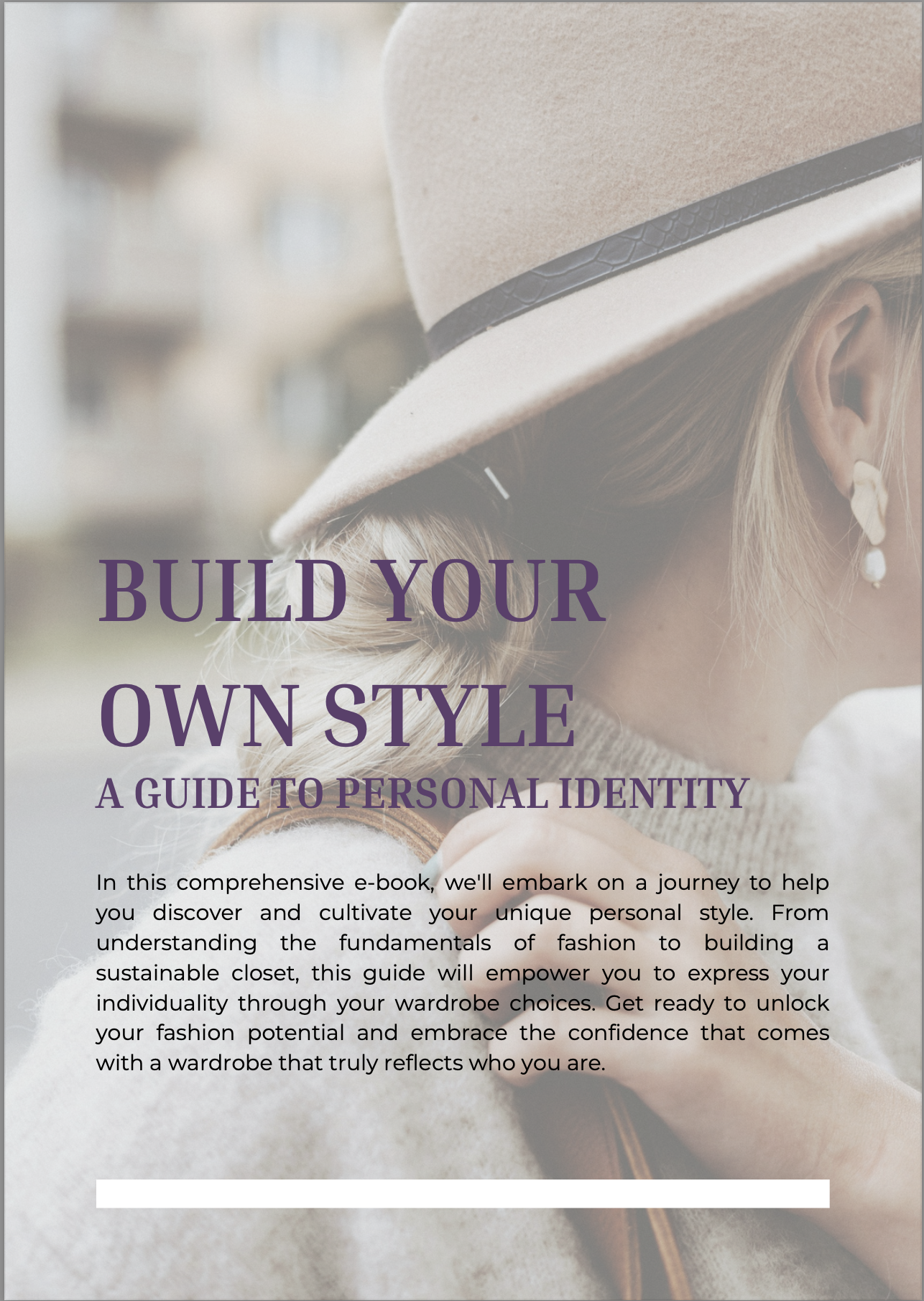 CREATING YOUR OWN STYLE