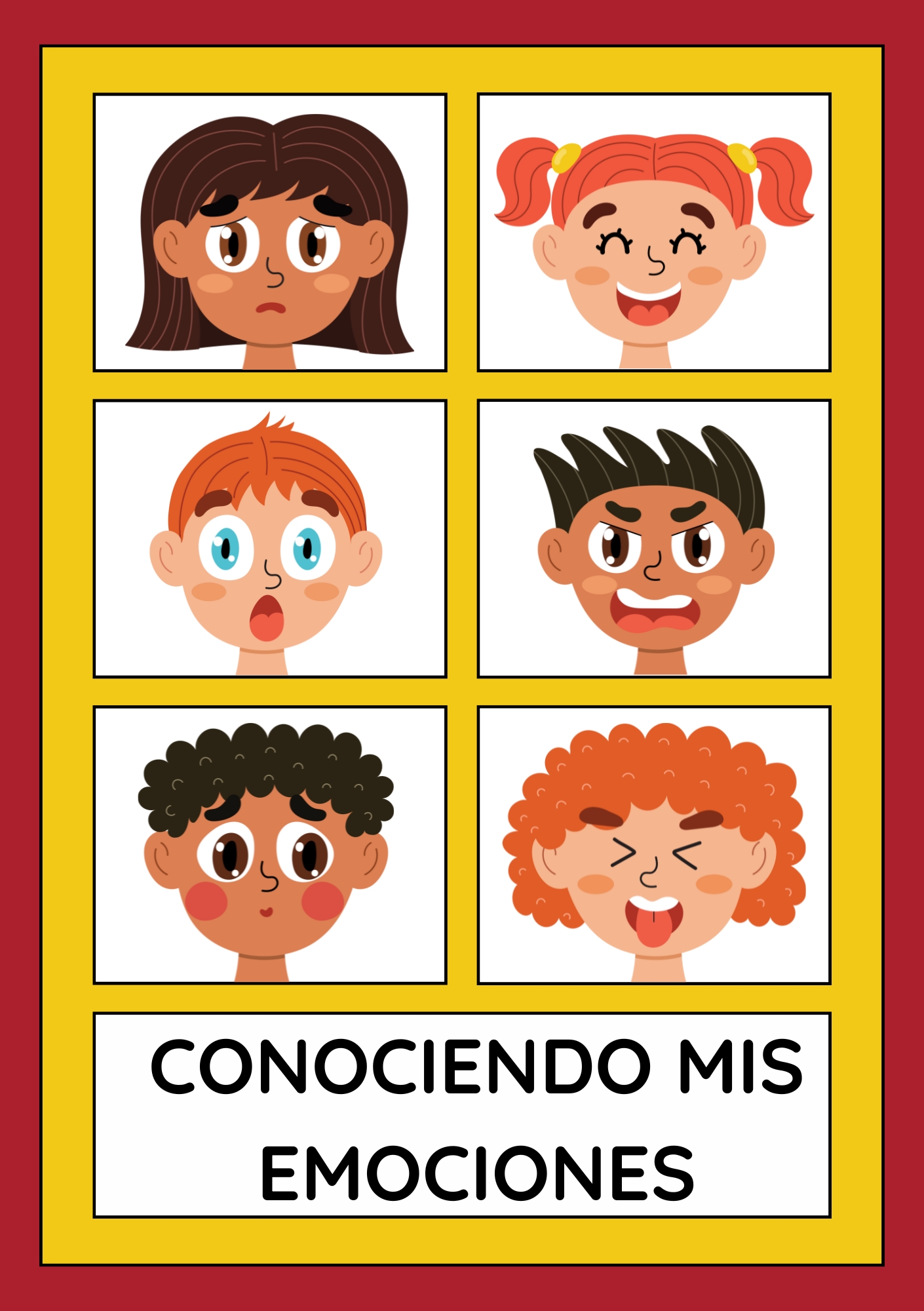 Libro para colorear ¨Conociendo mis emociones¨ - Roxana Blanco | Ho...