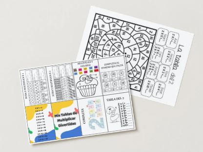 Mini Libro de Multiplicacion - Andreina Rodriguez | Hotmart