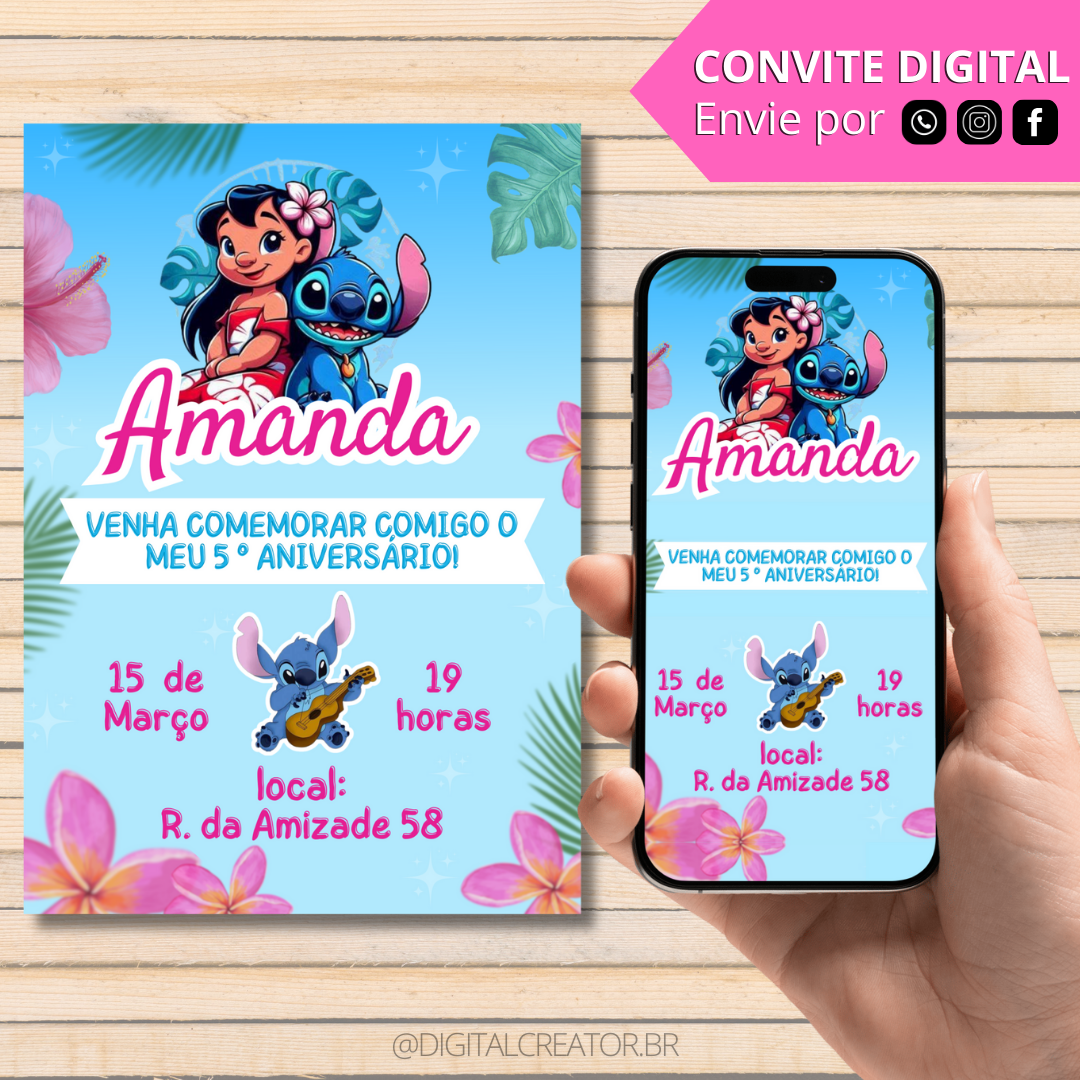 CONVITE EDITAVEL NO CANVA - digital creator | Hotmart