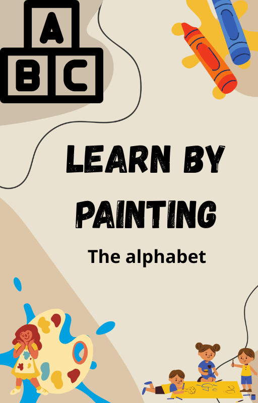Learn by painting the alphabet