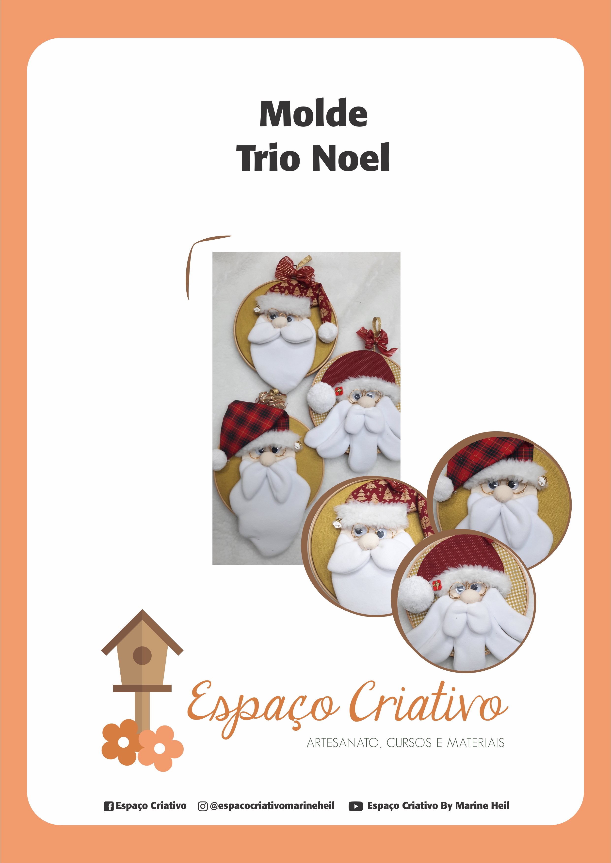 Molde de Natal - Trio Noel