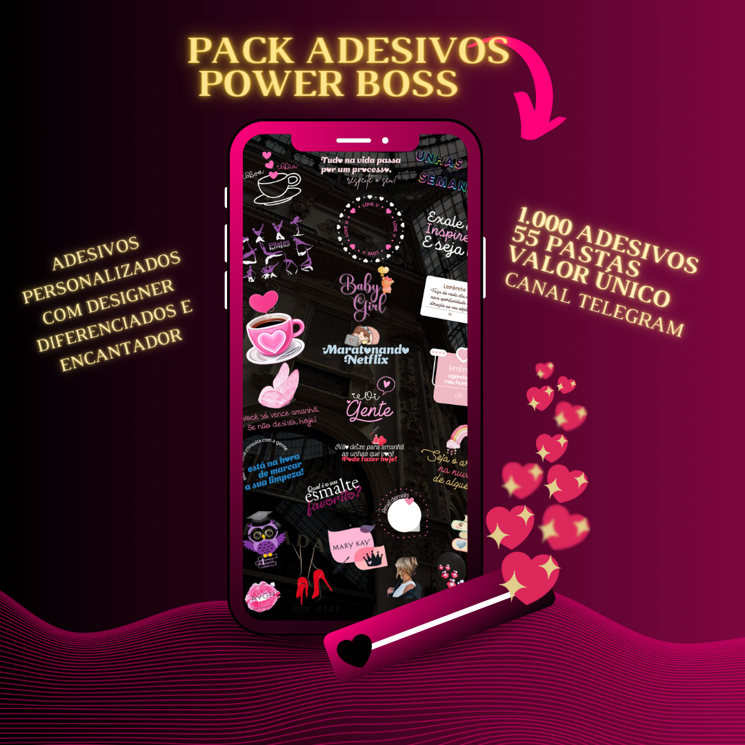 PACK ADESIVOS POWER BOSS-1.000 ADESIVOS PARA TRASNFORMAR OS SEUS ST...