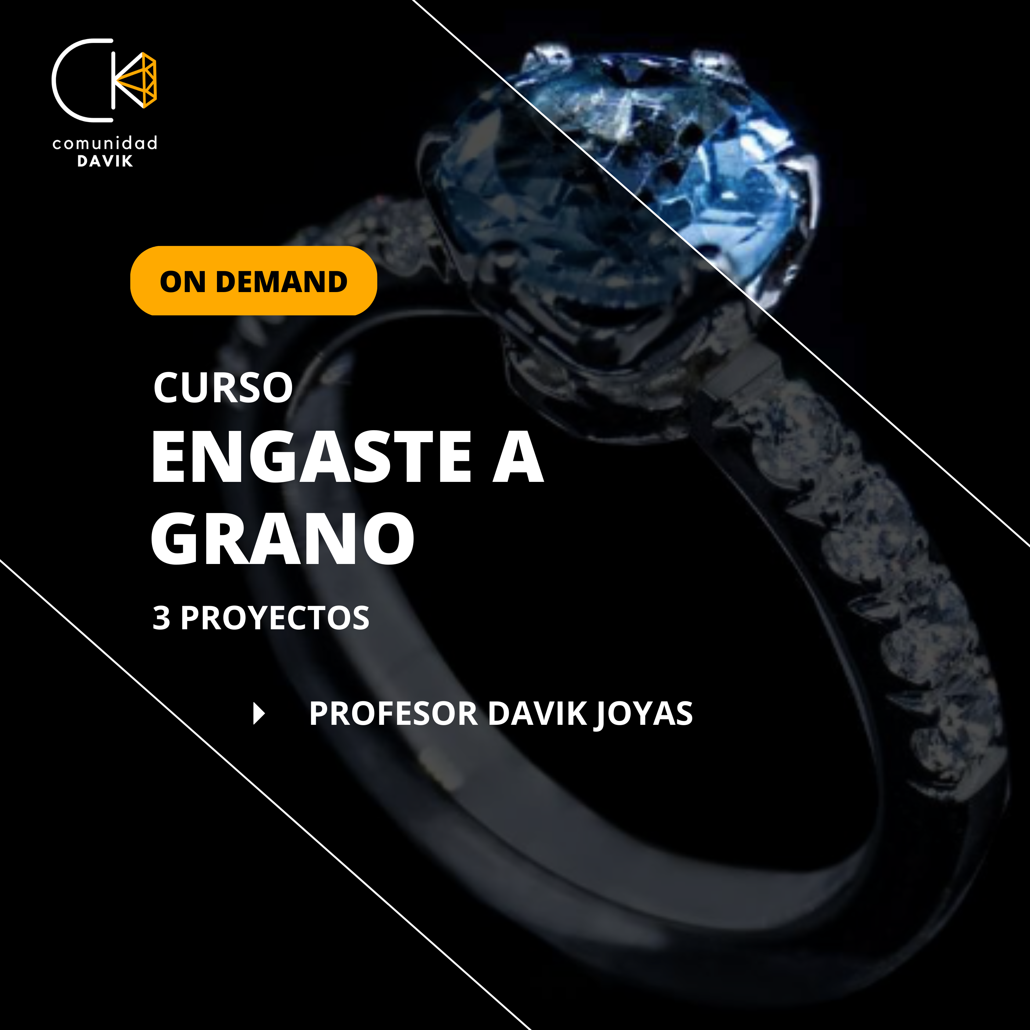 CURSO DE ENGASTE A GRANO - Davik Joyas | Hotmart