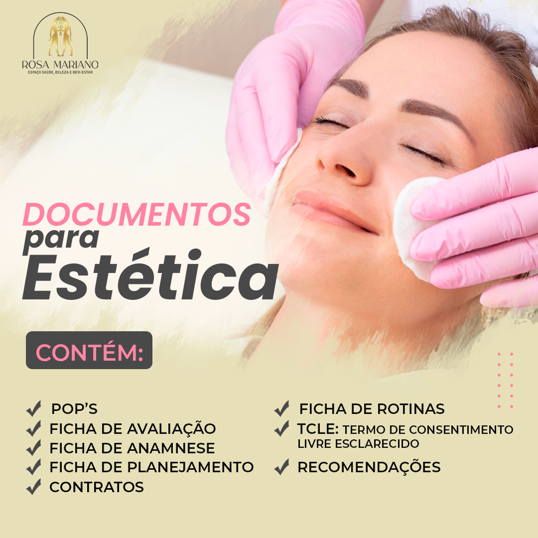 Fichas e documentos para Estética avançada - silvania marques santo...