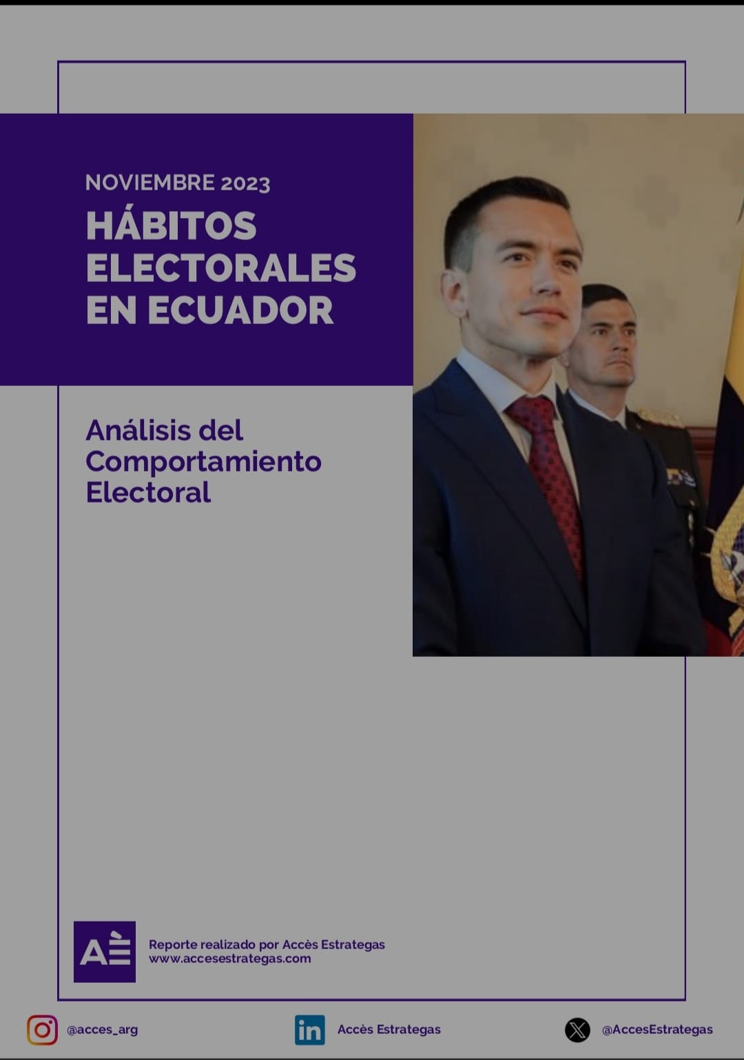 Elecciones Ecuador: Hábitos Electorales - Abas Tanus Mafud | Hotmart