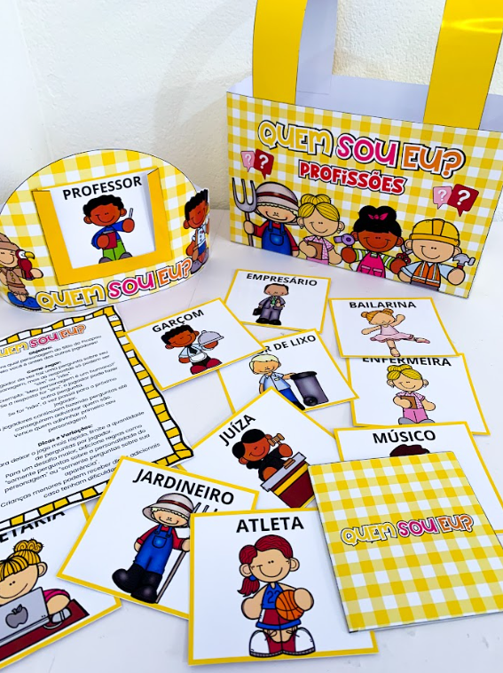 Jogo "Quem sou eu?" - Profissões