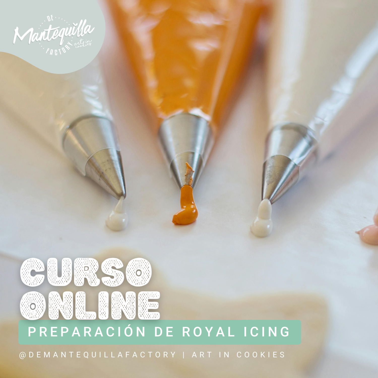 Curso Online de Galletas Decoradas - Preparación del Royal Icing