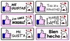 Set de Stickers Animados Mano Me Gusta y Deformito Love para Redes ...