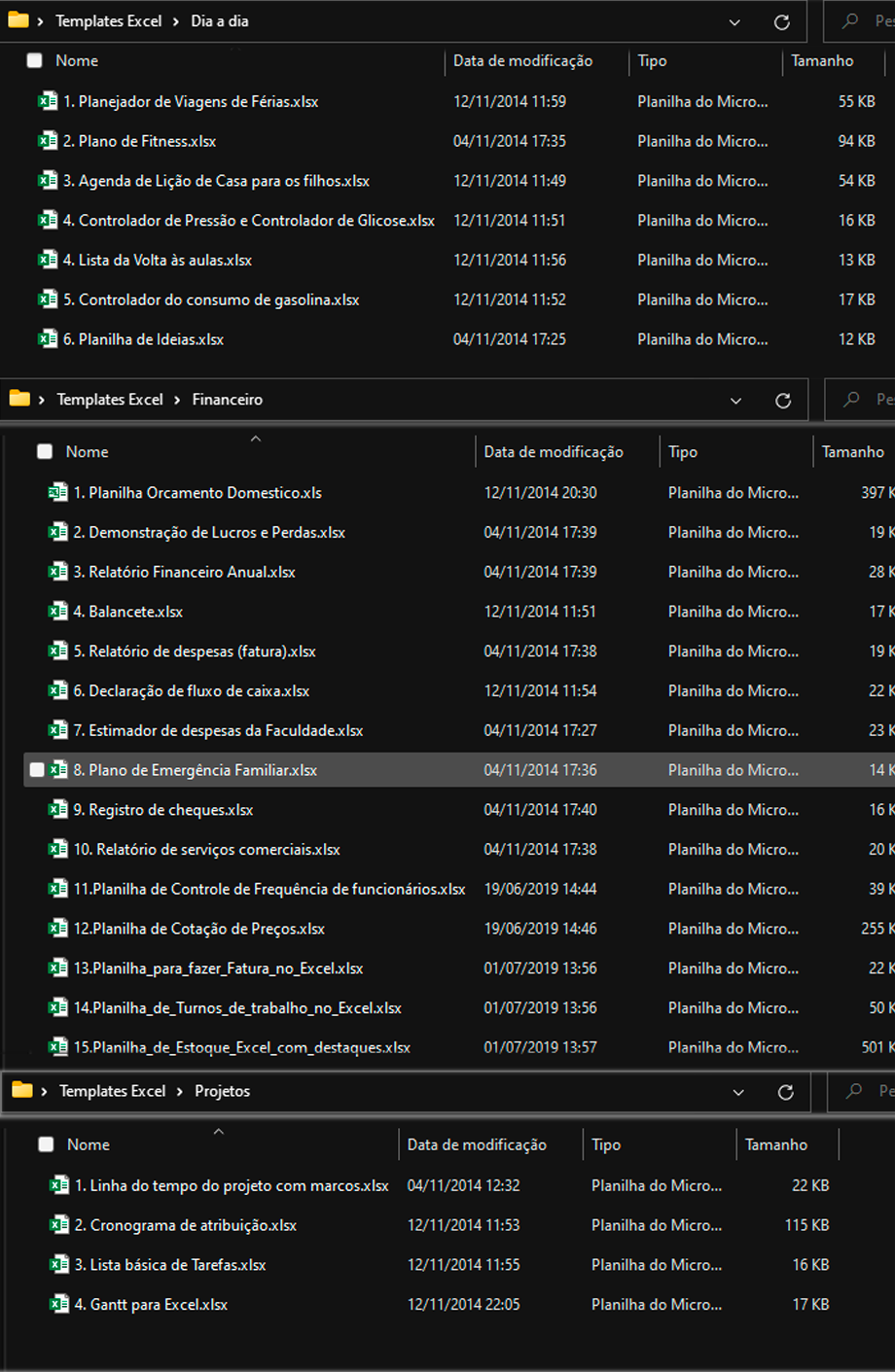 Modelos Planilhas de Controle - Excel - Raphael Forte | Hotmart