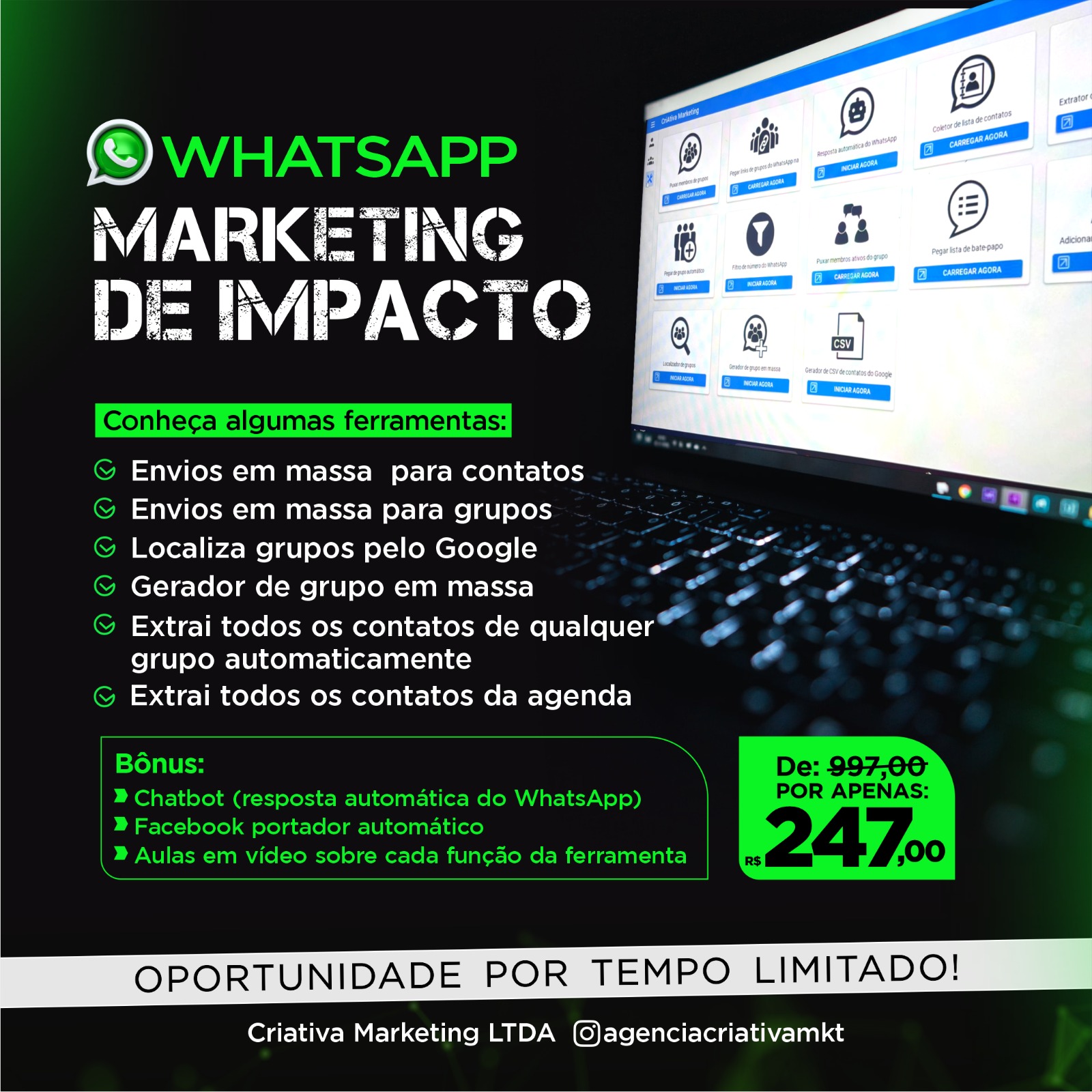 WhatsApp Marketing De Impacto + VIDEO AULAS - Levi Gonçalves Rocha...