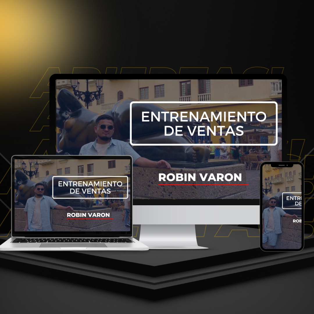 ENTRENAMIENTO DE VENTAS - robin varon | Hotmart