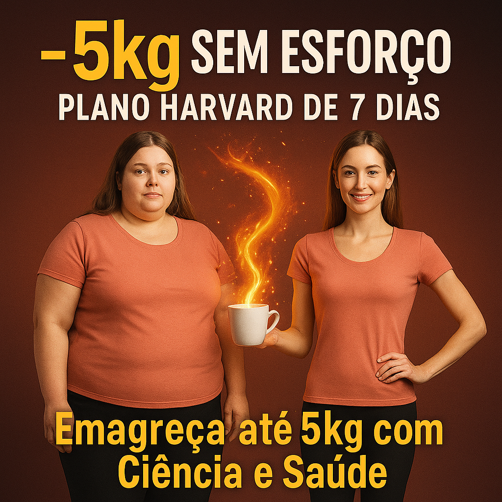 -5kg Sem Sofrer: Plano Harvard de 7 Dias para emagrecer até 5kg com...