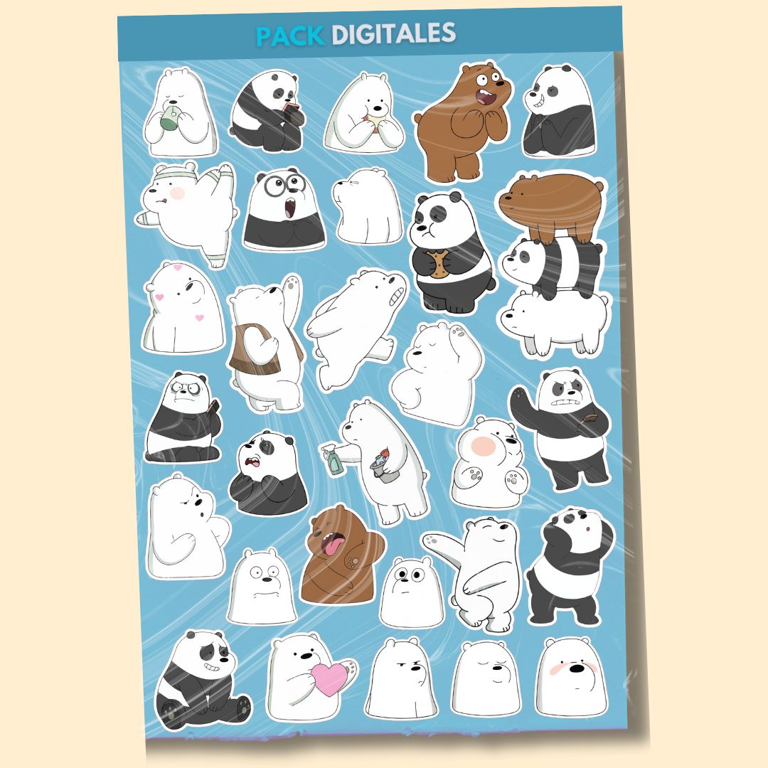 Outrageous Bears Sticker