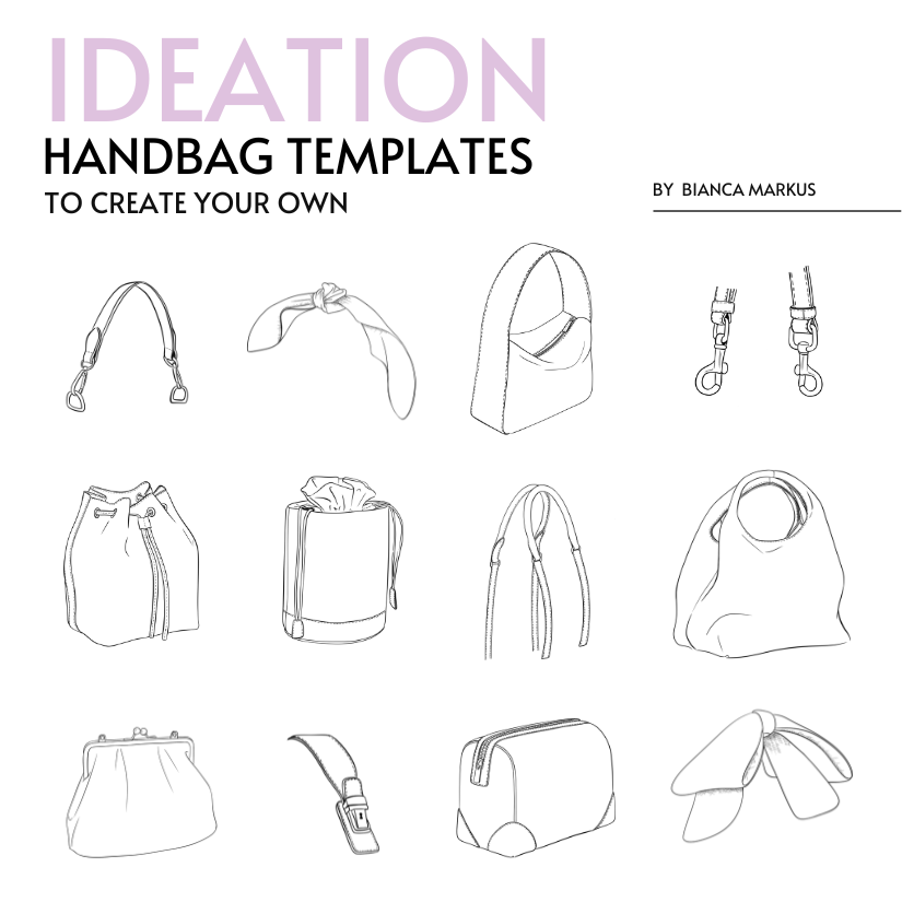 Ideation handbag templates to create your own_by Bianca Markus - Bi...