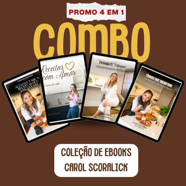 PROMO 4 EM 1 - COLEÇÃO DE EBOOKS CAROL SCORALICK