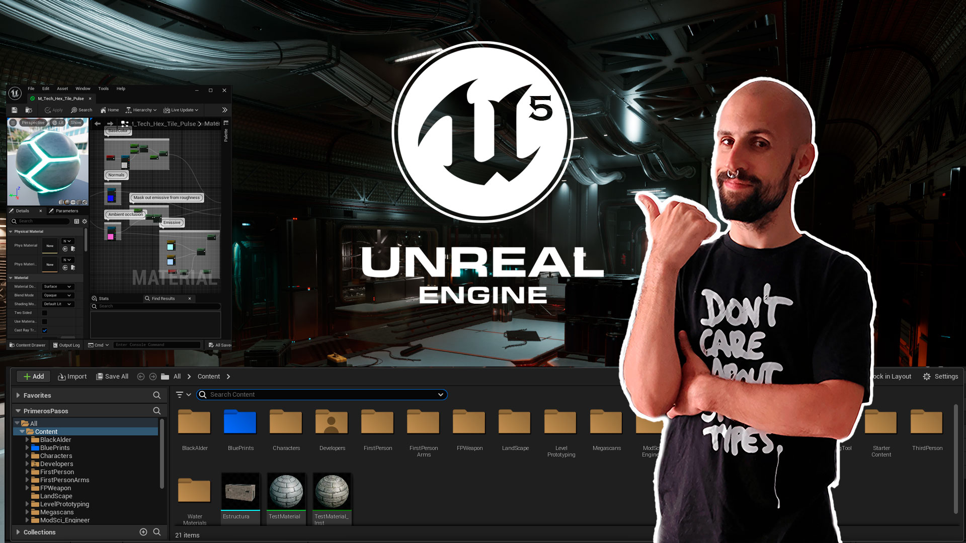 UNREAL ENGINE 5: INICIACION DE BASICO A AVANZADO - Clovis Ruiz Grie...