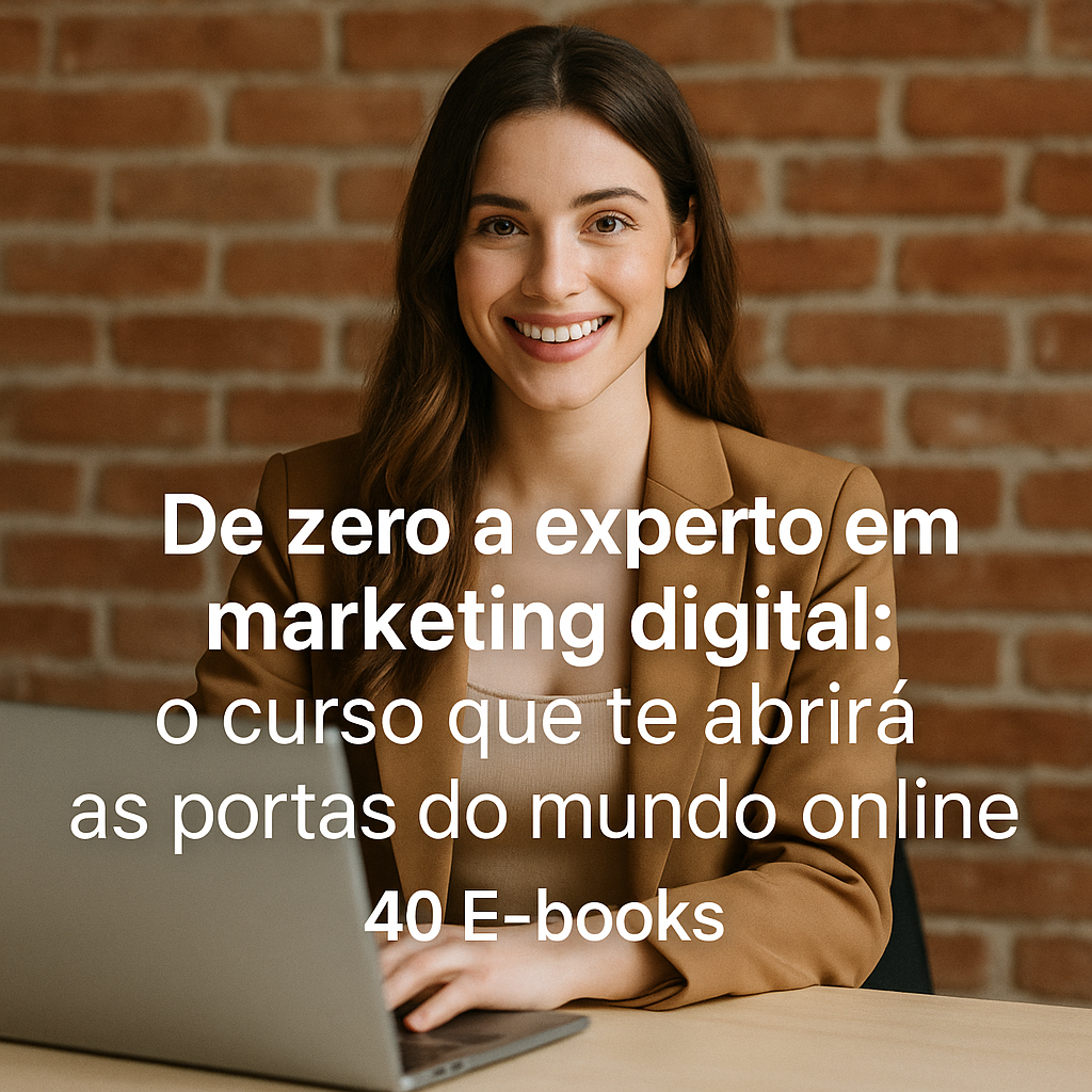 Aprenda a vender online – Curso de Marketing Digital com 40 eBooks