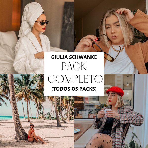 Pack completo (todos os packs) - Presets Gi Schwanke