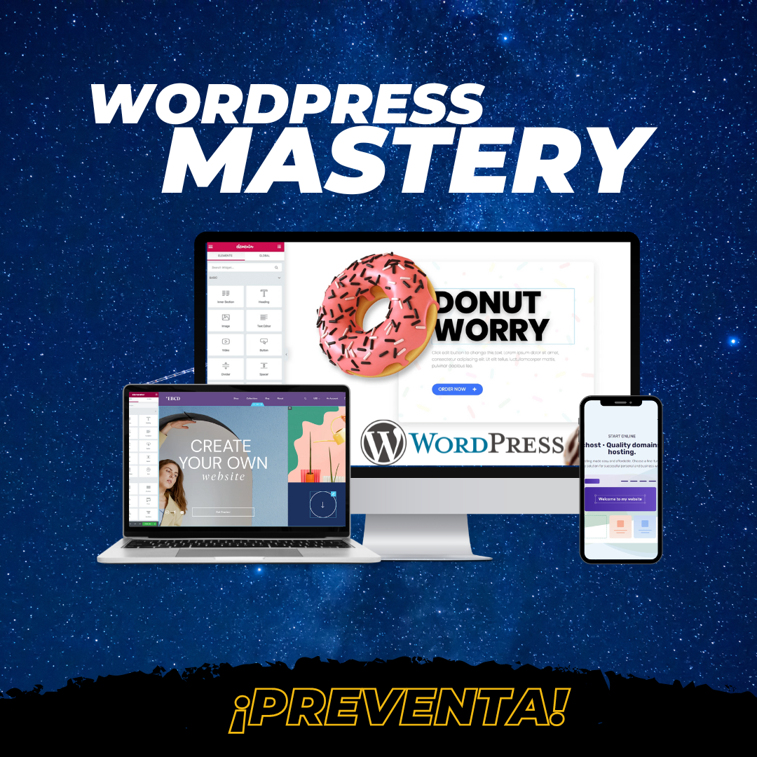 WordPress Mastery - Desde CERO, sin conocimientos 2024