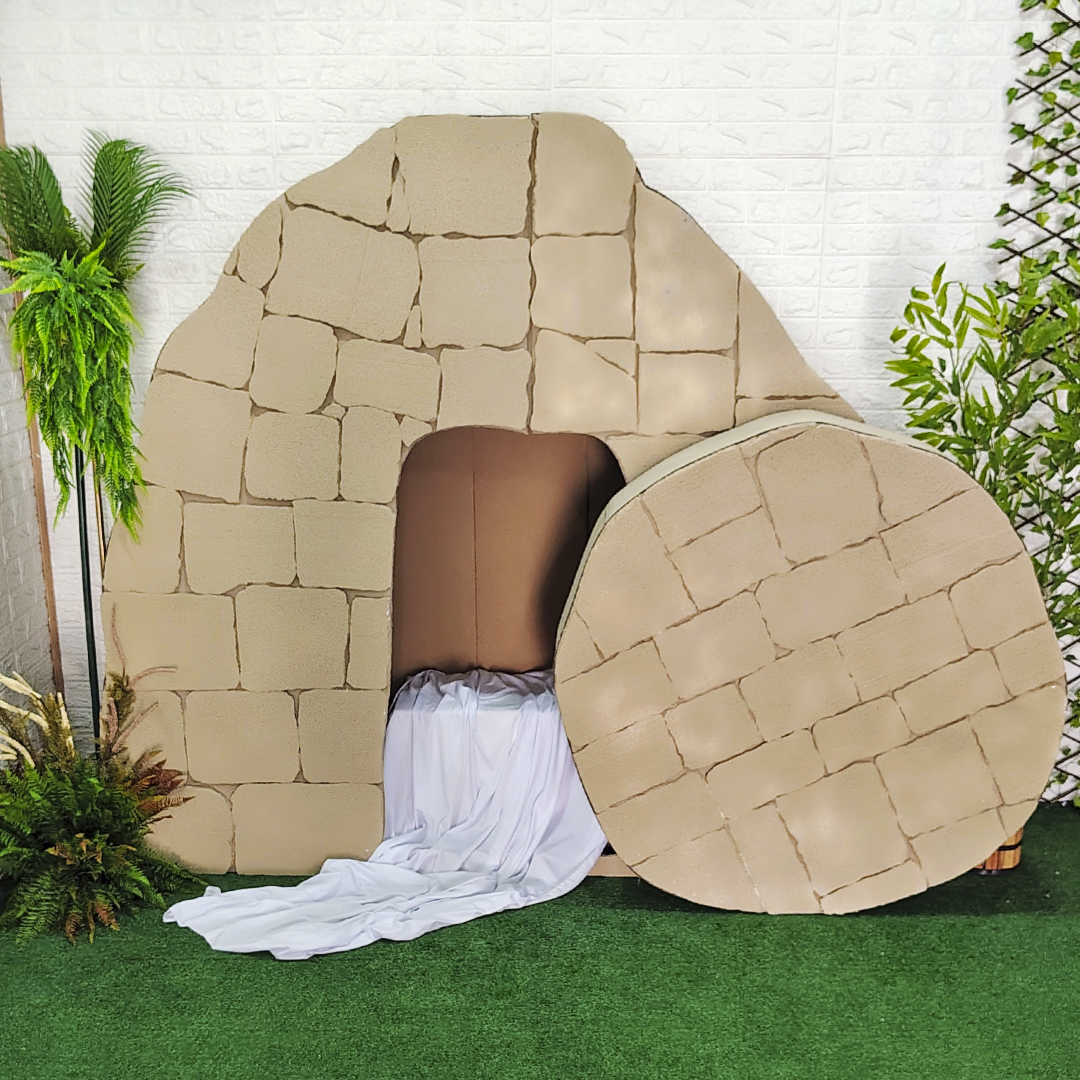 MOLDES DE SEPULCRO PARA IMPRIMIR Como Fazer Sepulcro Túmulo da Ress...