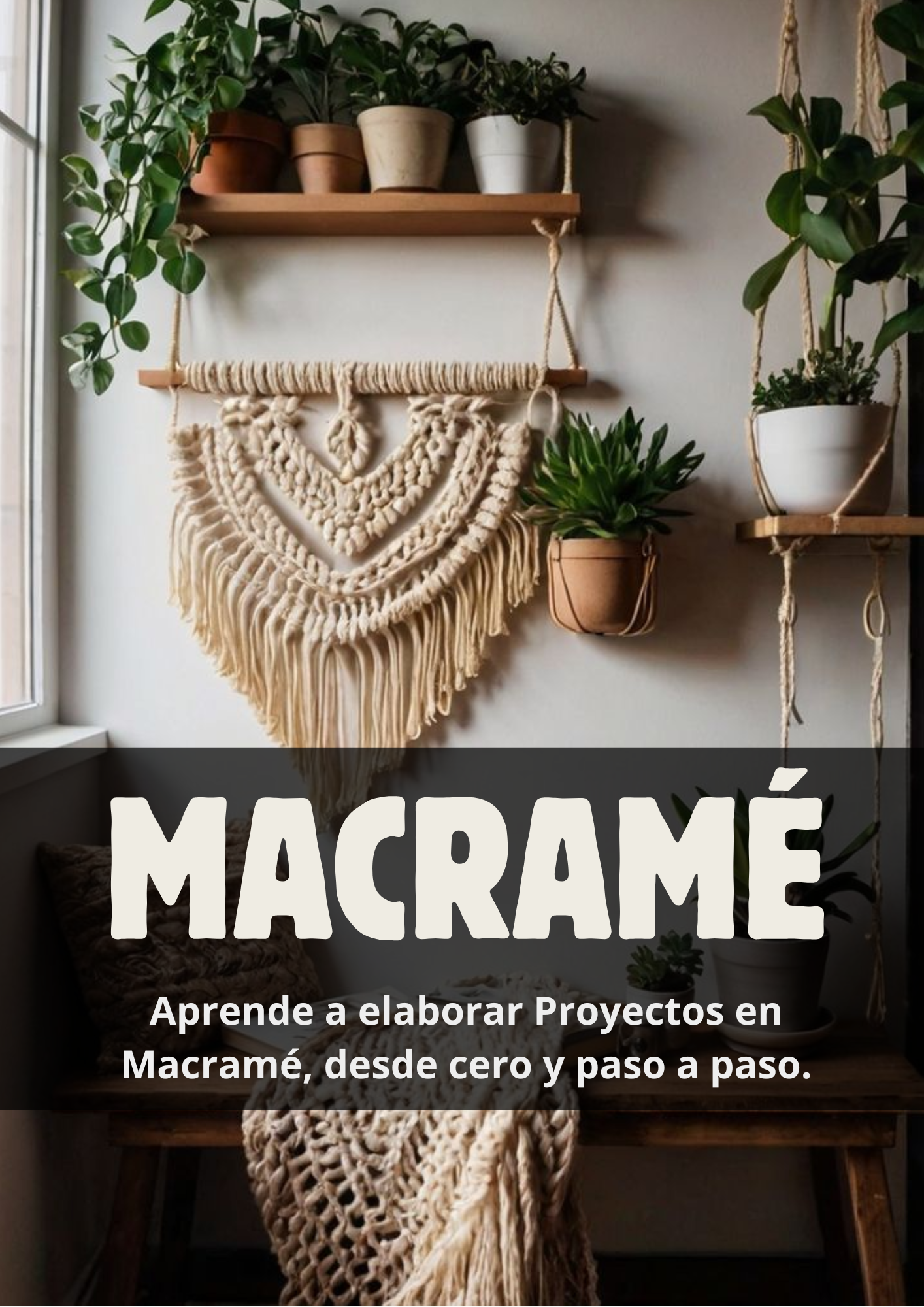 MACRAMÉ (Proyectos fáciles para principiantes) + 2 E-BOOKS DE REGAL...