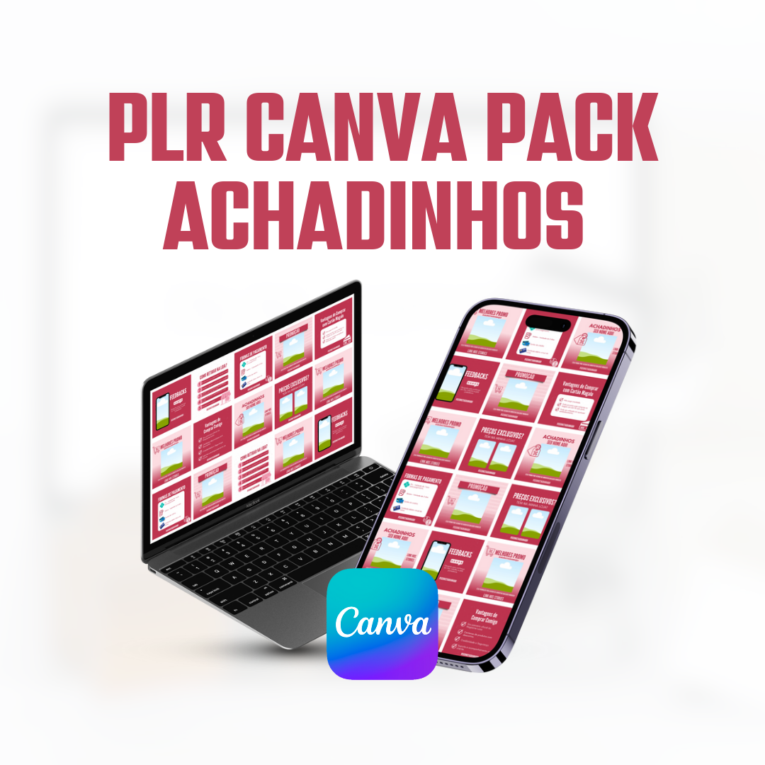 PLR CANVA PACK ACHADINHOS - Magda Rodrigues | Hotmart