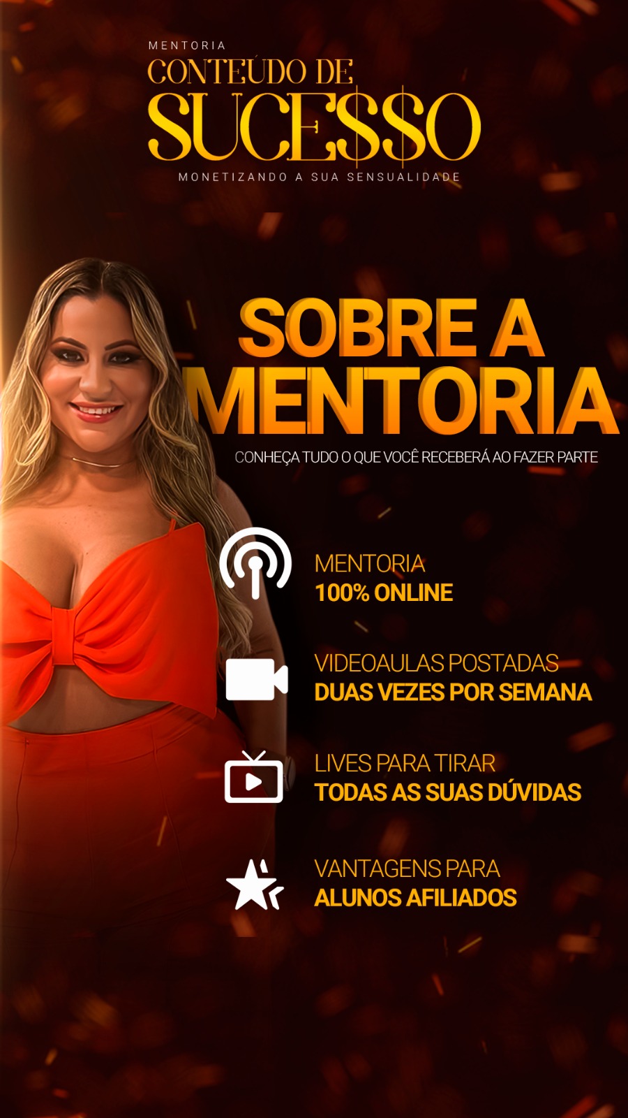 Mentoria conteúdo de sucesso, monetizando sua sensualidade. - Juli ...