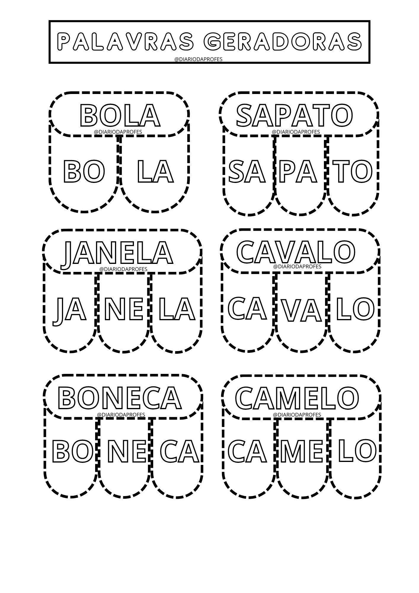 PALAVRA GERADORA - PDF