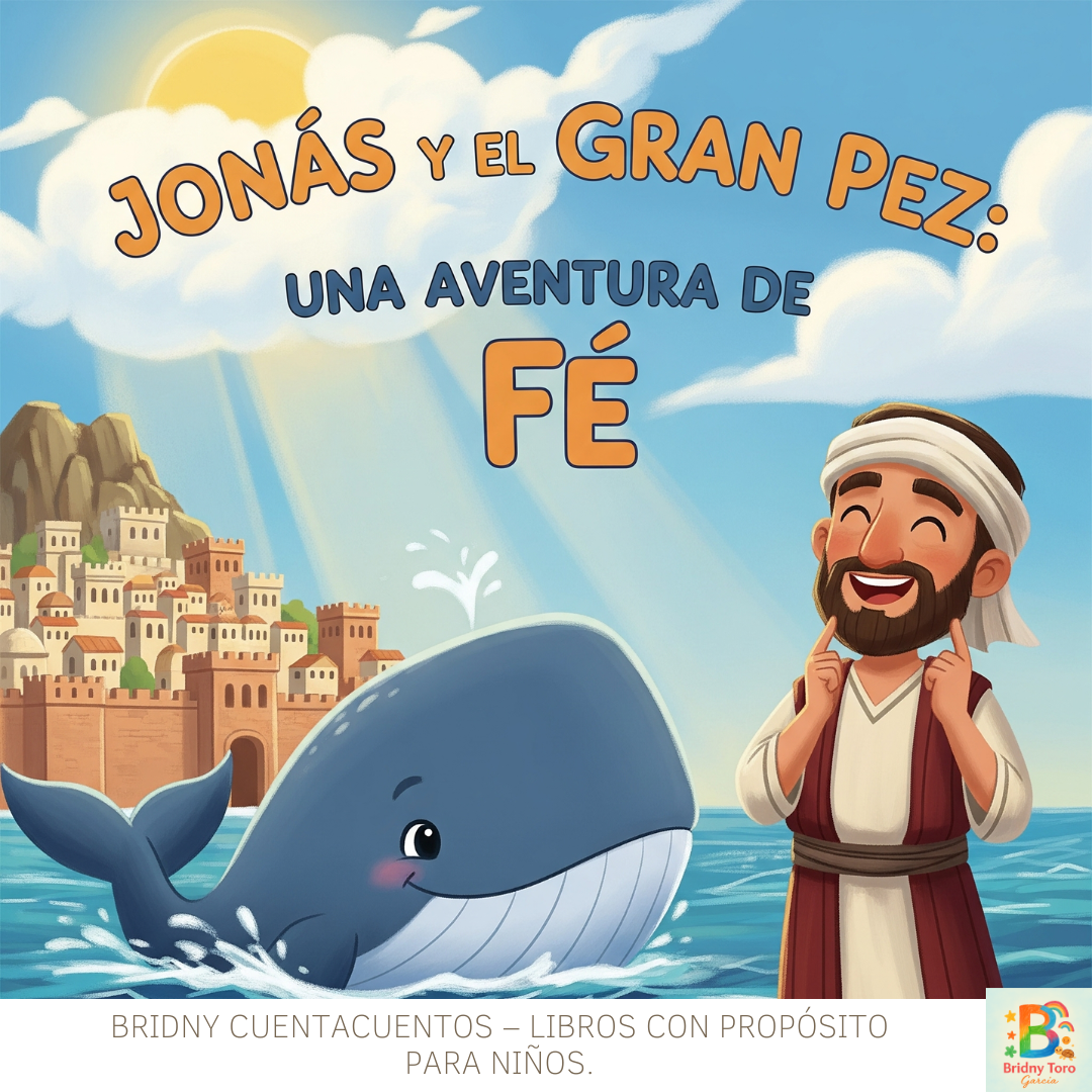 JONAS Y EL GRAN PEZ libro para colorear y aprender - Bridny Toro Ga...