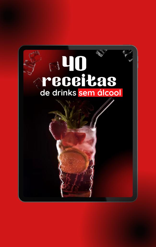 40 Receitas de drinks sem álcool - Lívia Fernandes de Sales | Hotmart