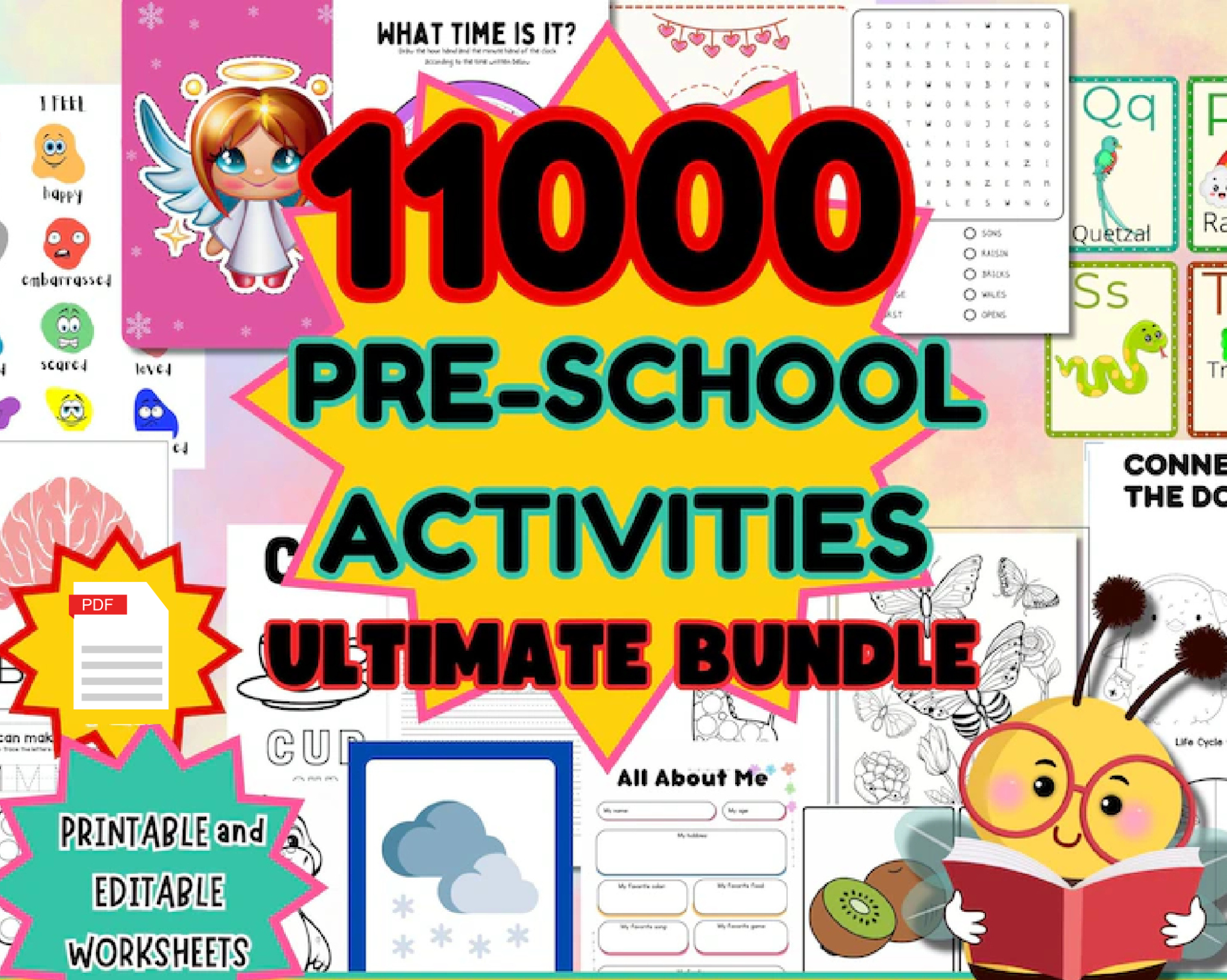 11000 Pre-School Activities Ultimate Bundle - Willian Gorski | Hotmart
