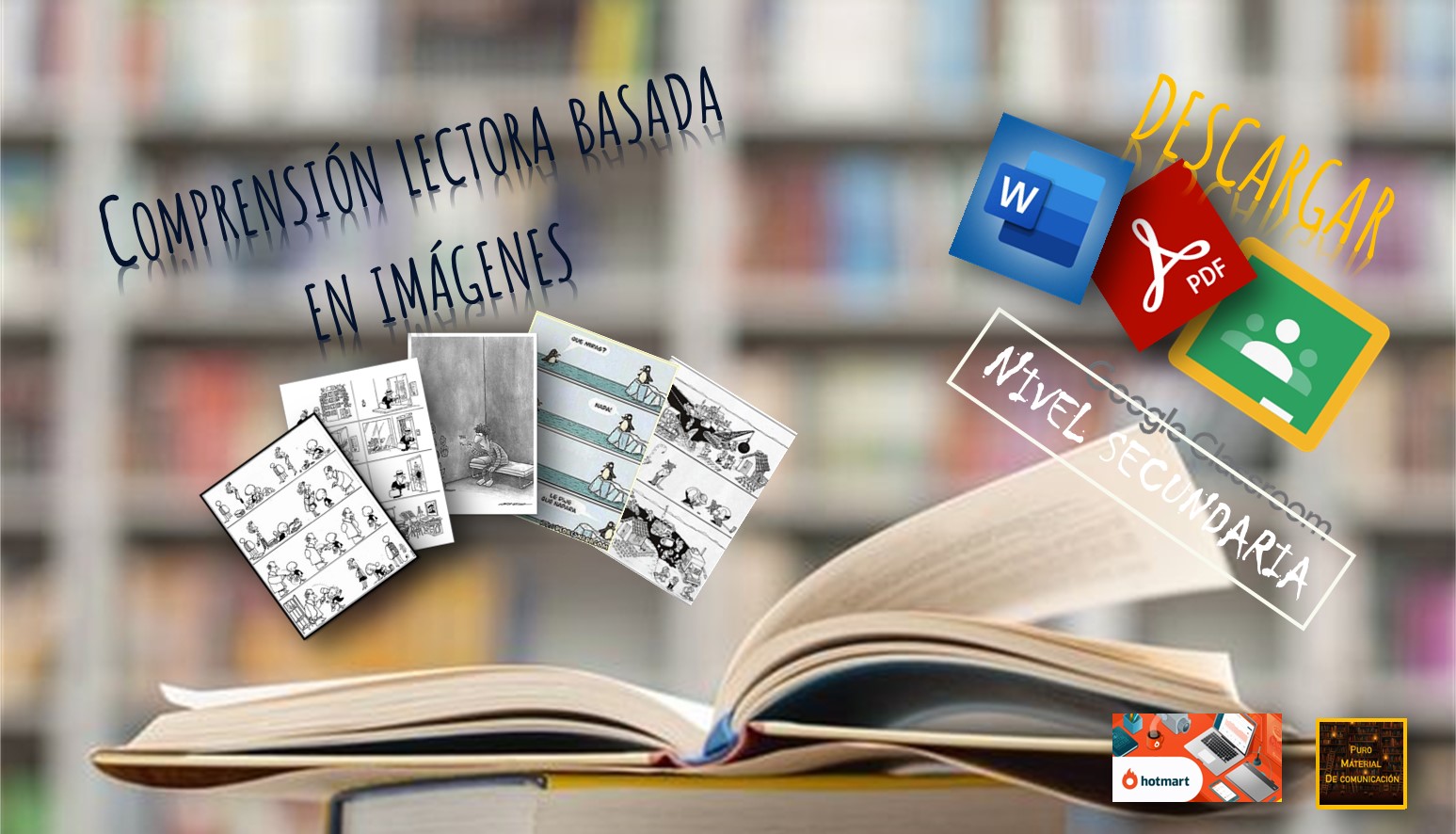 Comprensión lectora basada en imágenes para nivel secundaria - Adol...