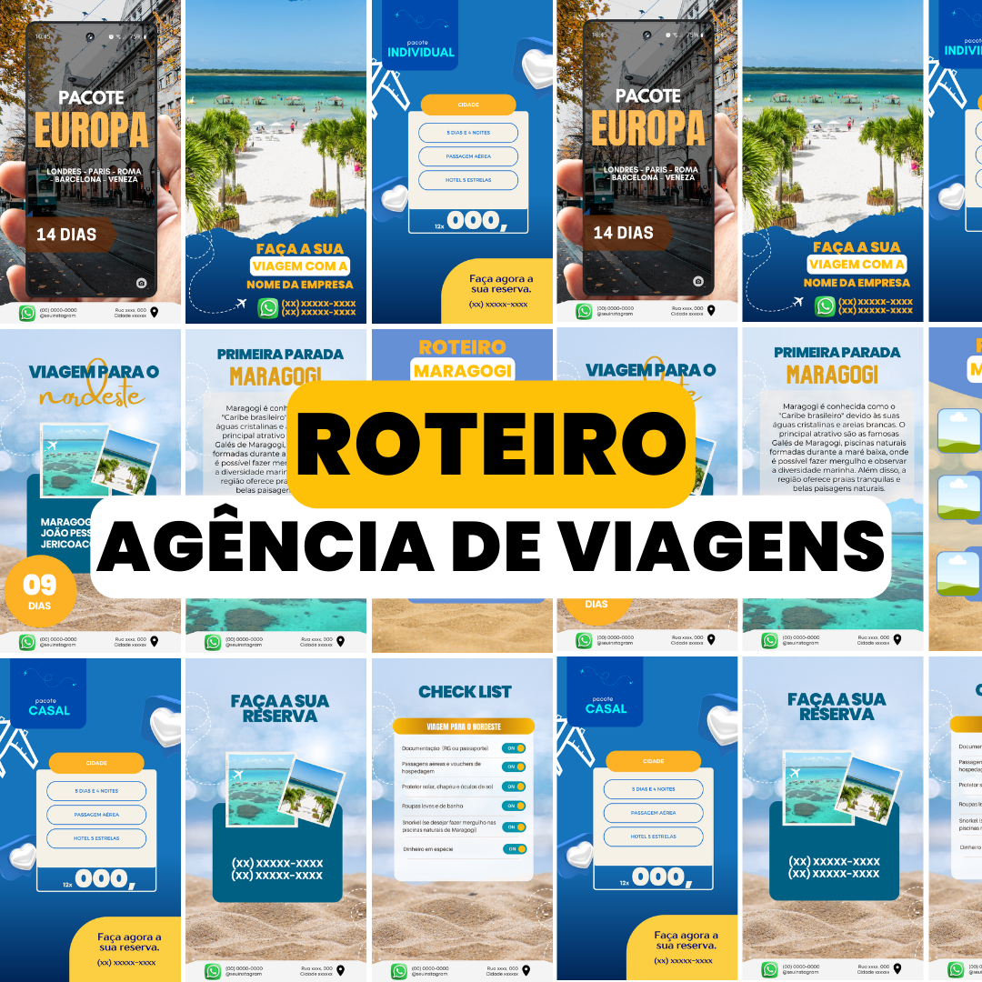 ROTEIRO AGÊNCIA DE TURISMO - Magda Taciane Spengler | Hotmart