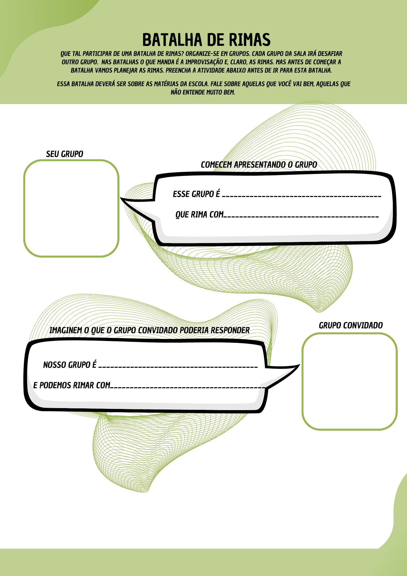 JOGO BATALHA DE RIMAS - POEMA - 3º E 4º ANO - Guia de Profs | Hotmart
