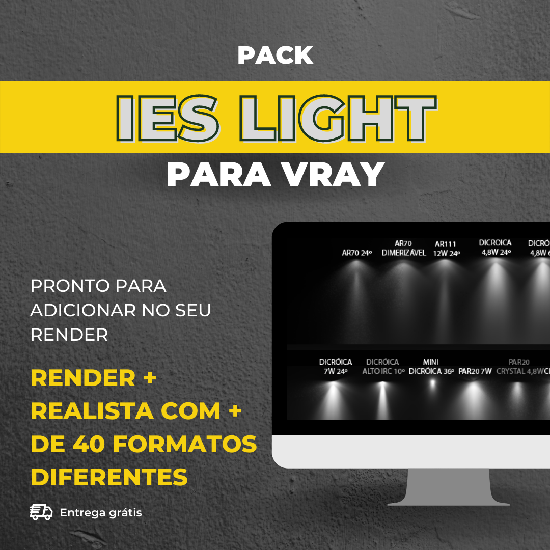 PACOTE DE IES LIGHT PARA VRAY
