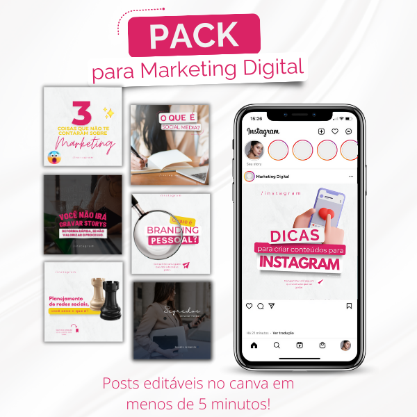 PACKS 100% EDITÁVEIS PARA INSTAGRAM - Stefany Miliany | Hotmart