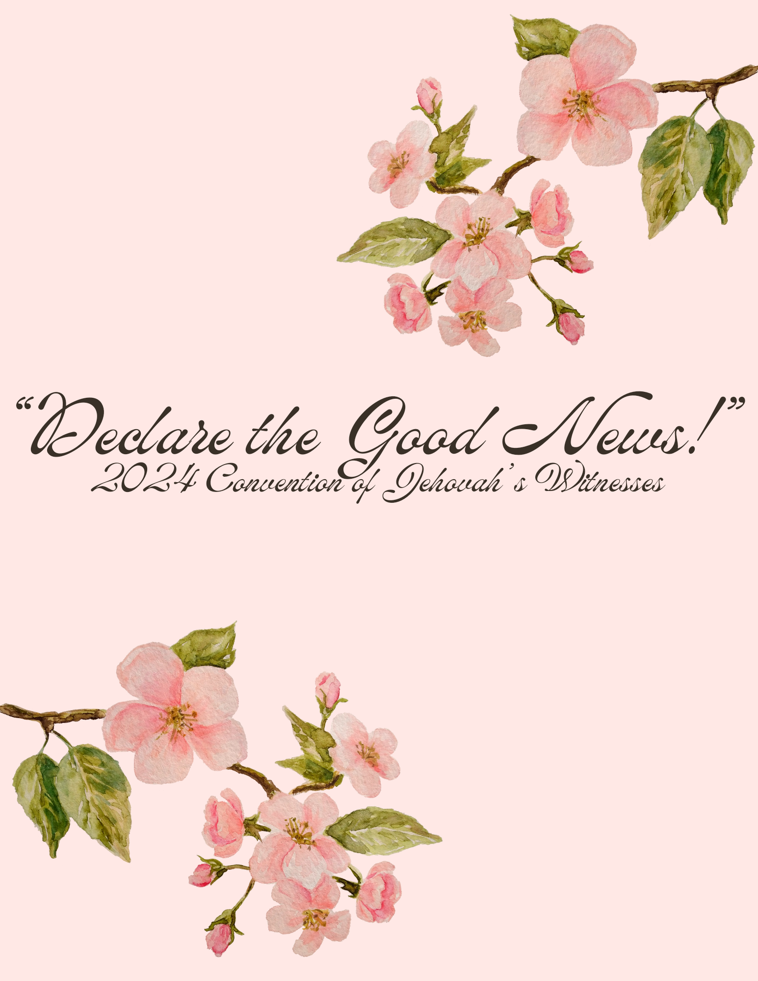 Conference notebook 2024 “Declare the Good News!”
