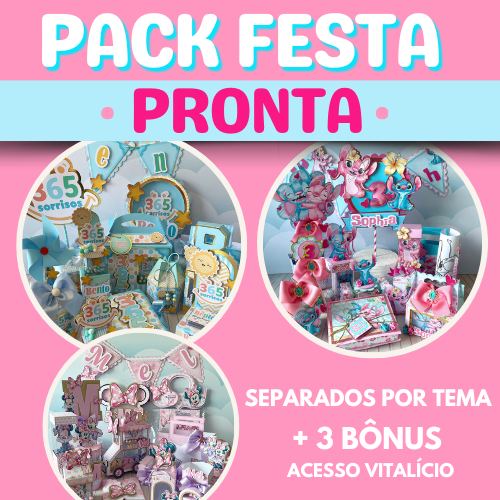 + de 1500 Kits Festas Prontas