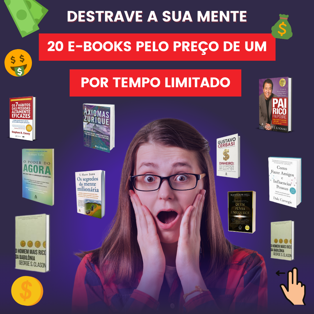 20 E-books que Revolucionarão sua Vida! - Alexandre Medina | Hotmart