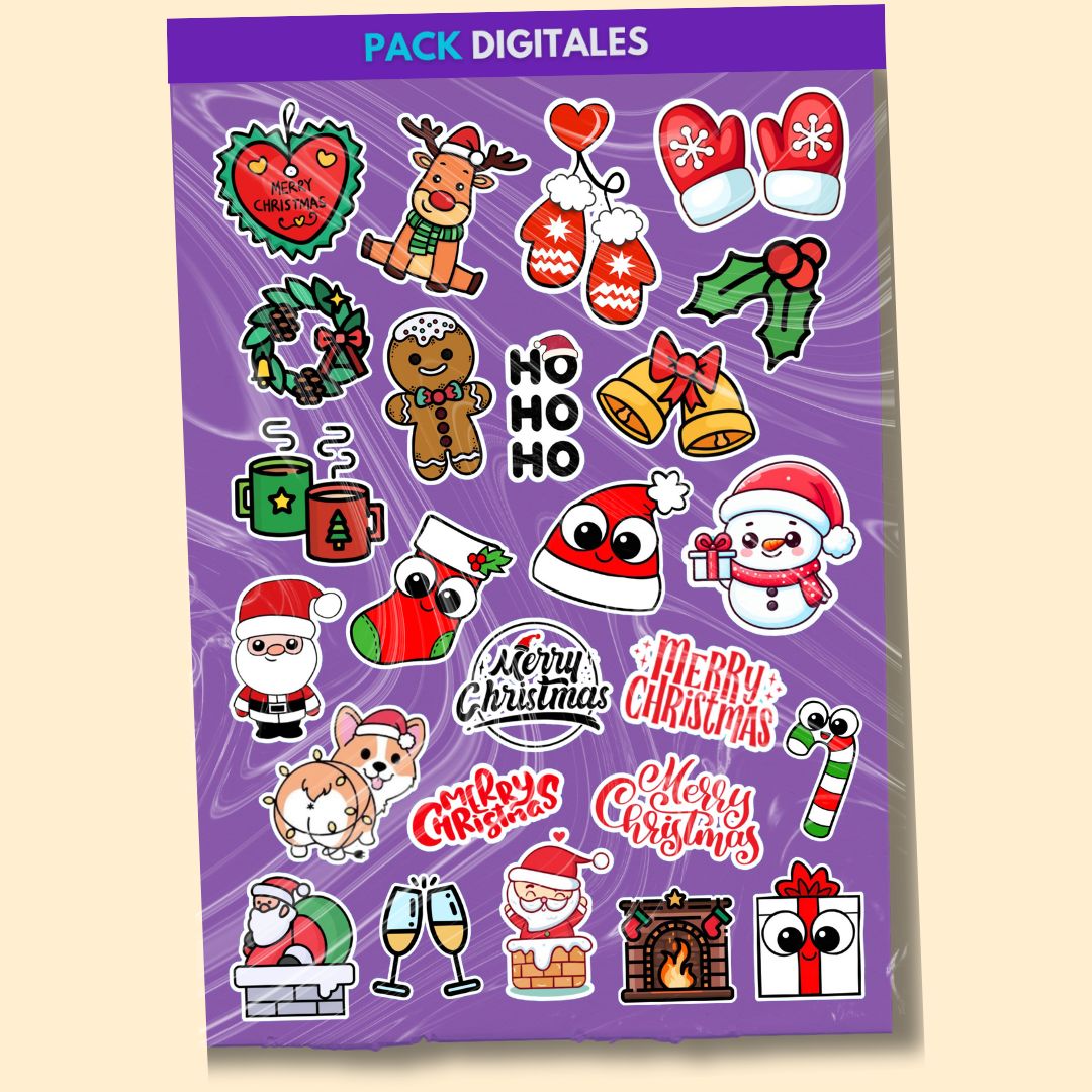 Christmas sticker